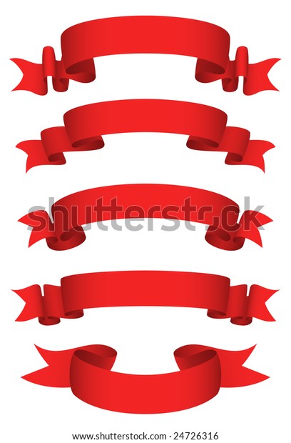 Collection Five Banners Stock Illustration 24726316 | Shutterstock