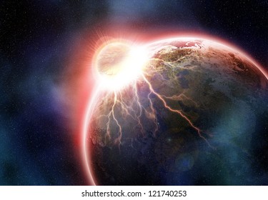 3,818 Collision planets Images, Stock Photos & Vectors | Shutterstock