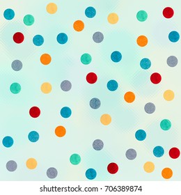 Colored Circle Seamless Pattern Stock Vector (Royalty Free) 146156864