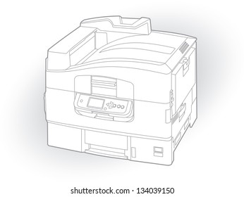 21,748 Printer outline Images, Stock Photos & Vectors | Shutterstock