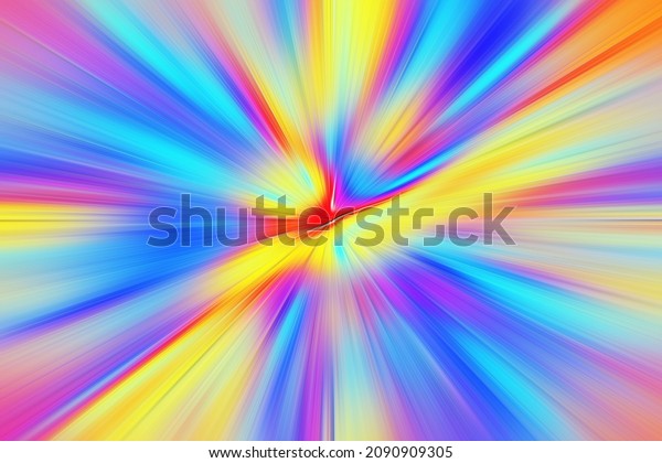 Color Radiation 2d Rendering Stock Illustration 2090909305 | Shutterstock