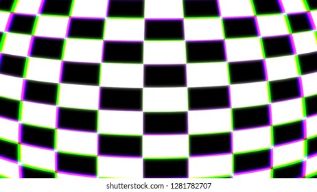Colored Checkered 3d Shapes Computer Generated Stock Illustration ...