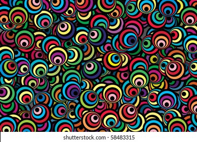 Colored Circles Background Stock Illustration 58483315 | Shutterstock