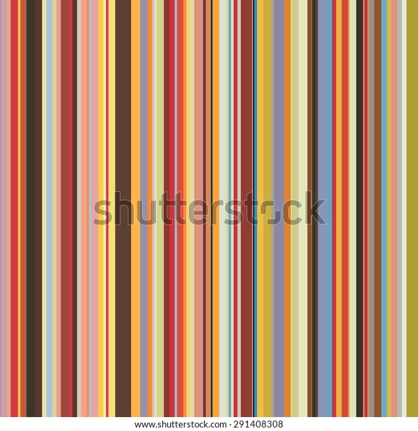 Colored Vertical Stripes Seamless Pattern Stock Illustration 291408308
