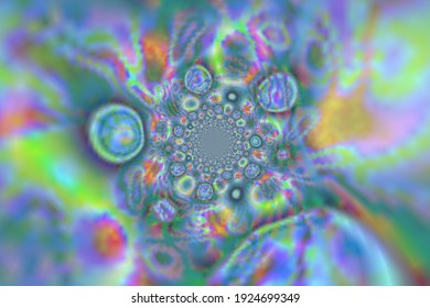 Colorful Abstract Patterns 2d Rendering Stock Illustration 1924699397 ...