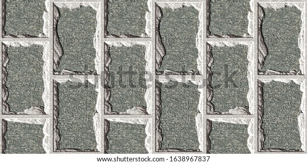 Colorful Brick Elevation Marble Texture Wall Stock Illustration 1638967837