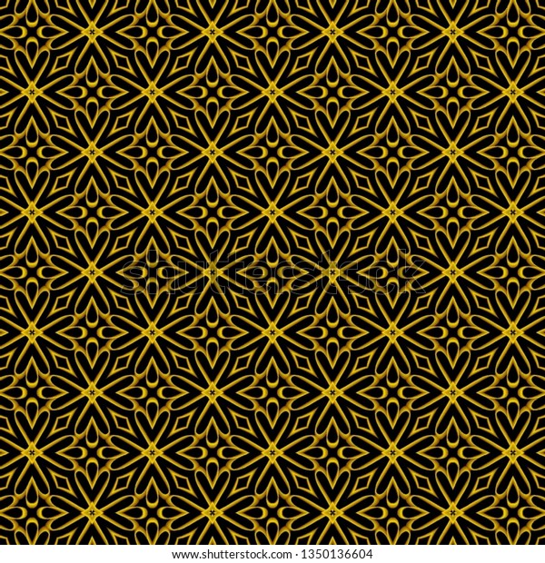Colorful Geometric Repeating Tile Pattern Stock Illustration 1350136604