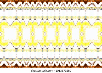 Border Design Geometrical Border Design Textile Stock Illustration ...