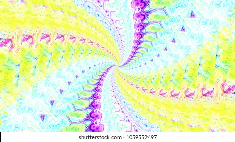 Colorful Perspective Rotating Pattern Textile Ceramic Stock ...