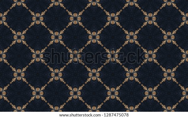 Colorful Seamless Repeating Tile Pattern Stock Illustration 1287475078