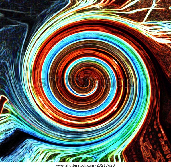Colorful Vortex Stock Illustration 29217628