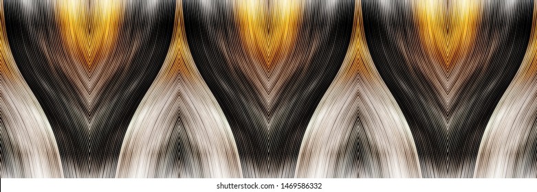 Colorful Wavy Striped Pattern Design Background Stock Illustration ...
