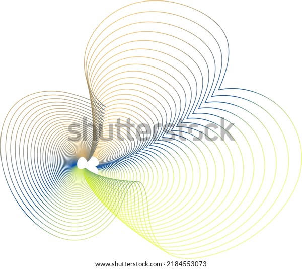 Coloring Spiral Transform Effect Gradient Stock Illustration 2184553073 ...