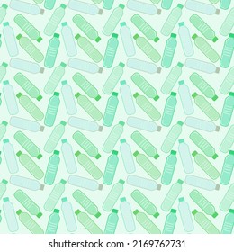 Coloured Seamless Plastic Bottle Pattern Packaging Stock Illustration ...
