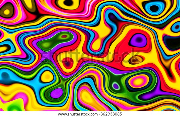 Colourful Crazy Background Stock Illustration 362938085 | Shutterstock