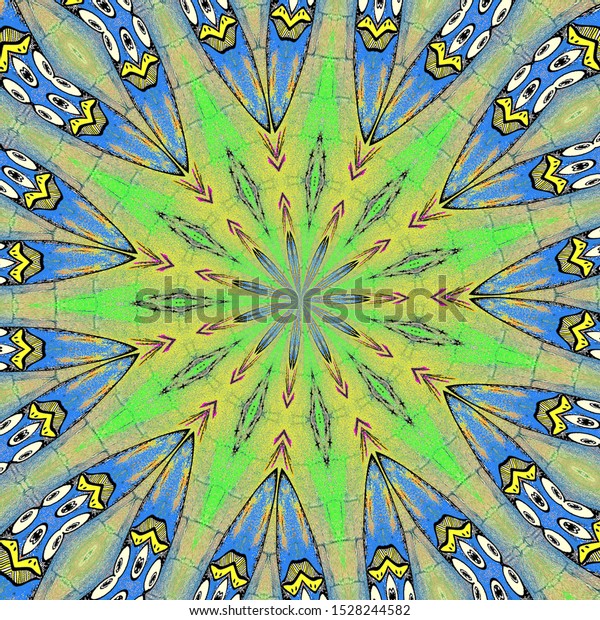 Colourful Patterned Paper Background Texture Craft Stock Illustration ...