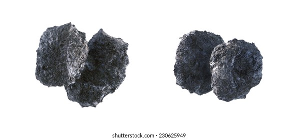 Comet 67p 3d Model Two Views Stock Illustration 230626018 | Shutterstock