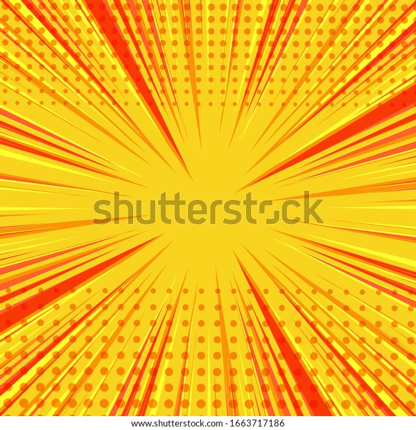 Comic Book Page Light Background Bright Stock Illustration 1663717186 ...