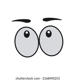 Comic Eye Cartoon Illustration Expression Character Stock Illustration ...