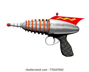 Cartoon Retro Space Blaster Ray Gun Stock Vector (Royalty Free) 1106852345