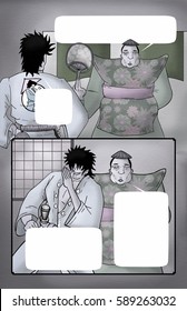 Comic Scene Illustration Stock Illustration 589263032 | Shutterstock