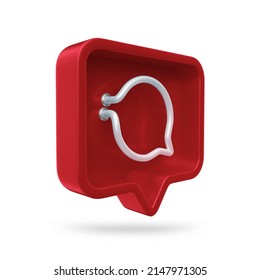 Comment Icon Symbol 3d Render Stock Illustration 2147971305 | Shutterstock