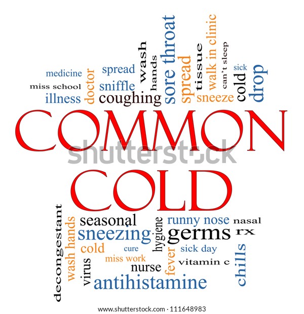 Common Cold Word Cloud Concept Great Stock Illustration 111648983