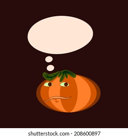 Communication Bubble Pumpkin Stock Illustration 208600897 | Shutterstock