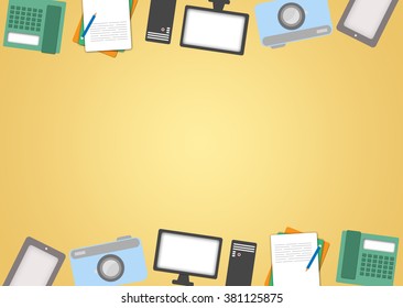Communication Illustrationpresentation Template Stock Illustration ...