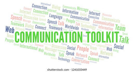 Communication Toolkit Word Cloud Stock Illustration 1241033449 | Shutterstock