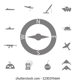 Compasses Icon Set Military Elements Icon Stock Illustration 1230195664 ...