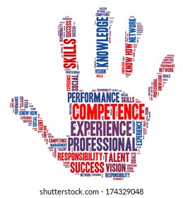 Competence Word Cloud Stock Illustration 174329048 | Shutterstock