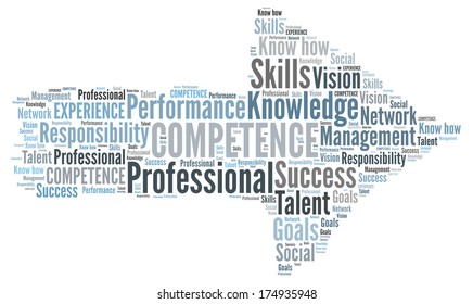 Competence Word Cloud Stock Illustration 174935948 | Shutterstock