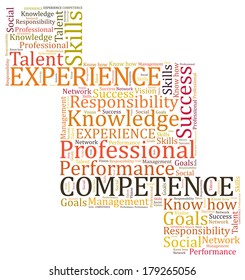 Competence Word Cloud Stock Illustration 179265056 | Shutterstock