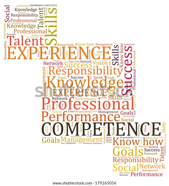Competence Word Cloud Stock Illustration 179265056 | Shutterstock