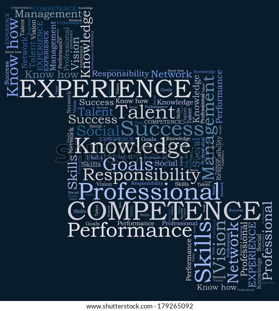 Competence Word Cloud Stock Illustration 179265092 | Shutterstock