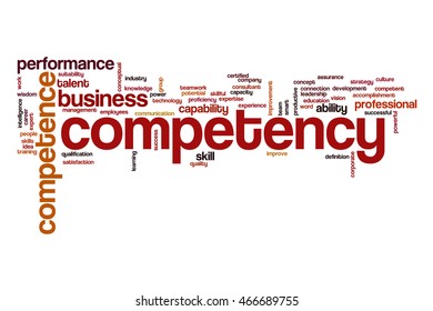 Competency Word Cloud Concept Stock Illustration 466689755 | Shutterstock
