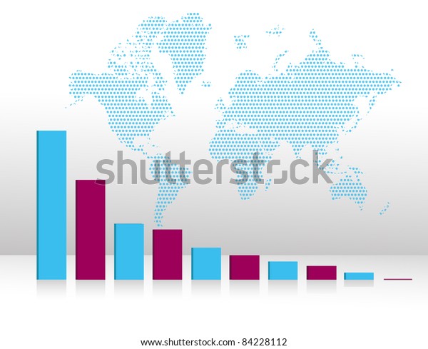 Competition Chart Graph Illustration Design Stock Illustration 84228112 ...