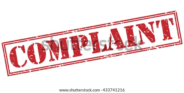 Complaint Stamp: ภาพประกอบสต็อก 433741216 | Shutterstock