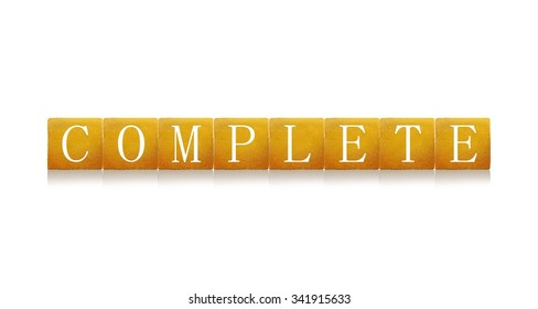 Complete Word Stock Illustration 341935259 | Shutterstock