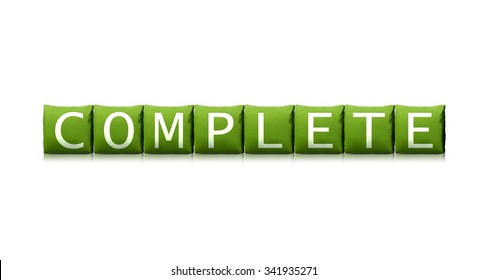 Complete Word Stock Illustration 341935271 | Shutterstock