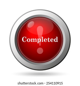 Completed Icon Internet Button On White Stock Illustration 254110915 ...