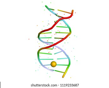 Colorful Dna Figure Stock Vector (Royalty Free) 173667209