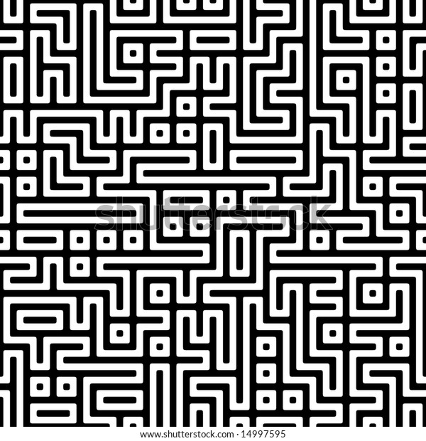 Complex Maze Seamless Texture Stock Illustration 14997595 Complex Maze Seamless Texture Stock Illustration 14997595