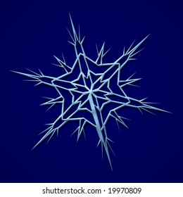 Complex Snowflake Metal Like Surface Stock Illustration 19970809 ...