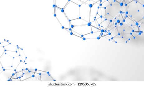 Complex Structure Formed By Tubes Blue Stock Illustration 1295060785 ...