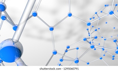 Complex Structure Formed By Tubes Blue Stock Illustration 1295060791 ...