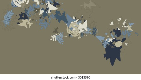 Complex Vector Illustration Organic Abstract Qualities: ilustración de ...