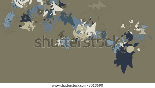 Complex Vector Illustration Organic Abstract Qualities: ilustración de ...