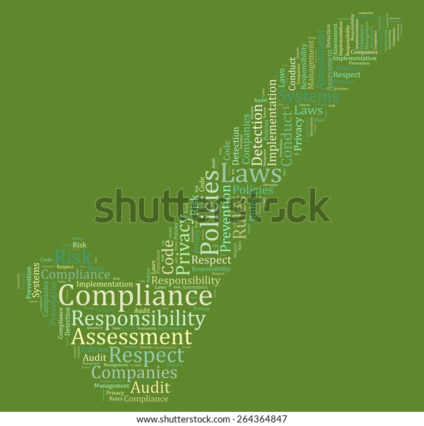 Compliance Word Cloud Stock Illustration 264364847 | Shutterstock